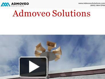 Admoveo Solution presentation | free to download