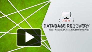 PPT – Computer Data Recovery PowerPoint presentation | free to download ...