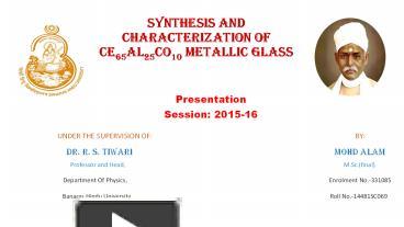 metallic glass presentation | free to download