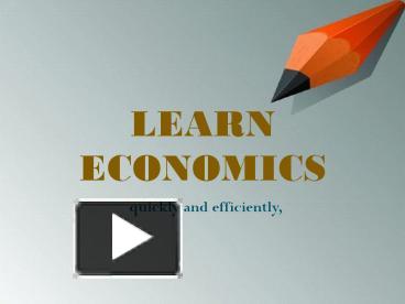 PPT – Singapore Economics Tuition (1) PowerPoint presentation | free to ...