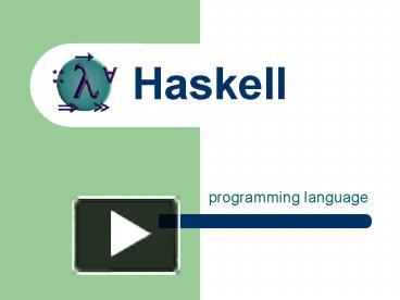 Haskell presentation | free to download