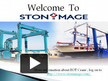 Eot Crane presentation | free to download