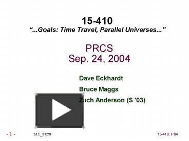 PPT – PRCS Sep. 24, 2004 PowerPoint presentation | free to download ...