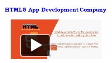 PPT – Best HTML5 App Development Company PowerPoint presentation | free ...