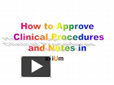 PPT – axiUm PowerPoint presentation | free to view - id: 86a12-ZWY0M