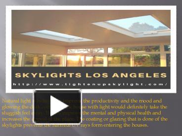 Skylight Installation - Kalwall Skylights Installation presentation ...