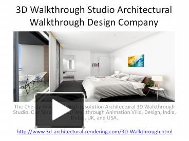 3D Walkthrough Studio Architectural Walkthrough Design Company ...