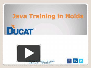 PPT – Java Training PowerPoint presentation | free to download - id ...