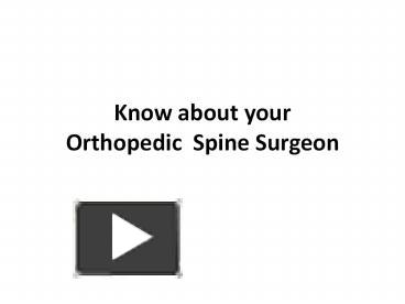 PPT – Mitchell-Cohen MD-Orthopedics | Know_about_your_Orthopedic ...