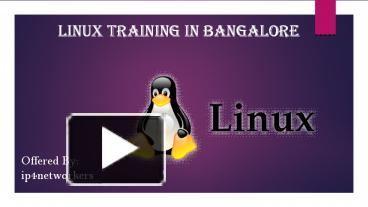 PPT – Best and Cheapest Linux Training in Bangalore PowerPoint ...