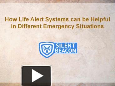 Life Alert Devices can be Helpful in Different Emergency Situations ...