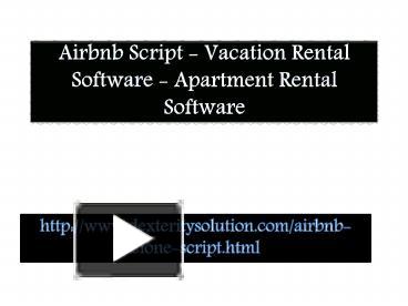 Airbnb Script - Vacation Rental Software - Apartment Rental Software ...