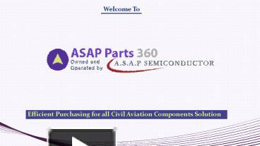 PPT – ASAP Parts 360 Civil Aviation Hardware Components Supplier ...