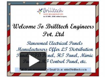 Electrical Panel Manufacturers (3) presentation | free to download