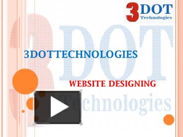 PPT – Web designing Classes in Pune | 3DOT Technologies PowerPoint ...
