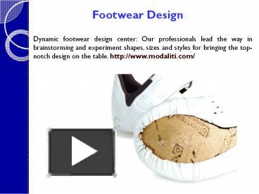 Shoe Design presentation | free to download