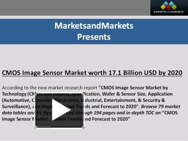PPT – CMOS Image Sensor Market PowerPoint presentation | free to ...