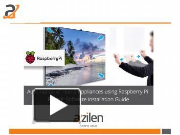PPT – [Part-1] Automation of Home Appliances using Raspberry Pi ...