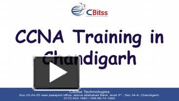 PPT – CCNA Training in Chandigarh PowerPoint presentation | free to ...