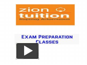 PPT – Exam Preparation Classes PowerPoint presentation | free to ...