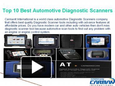 PPT – Top 10 Best Automotive Diagnostic Scanners PowerPoint ...