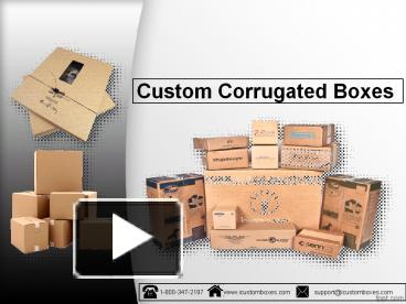 Custom Corrugated Boxes Presentation Free To Download