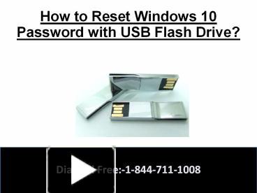 How to reset windows 10 password with USB flash drive? presentation ...