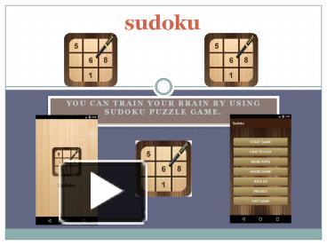 sudoku presentation | free to download