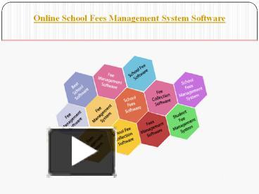 Online School Fees Management System Software presentation | free to ...