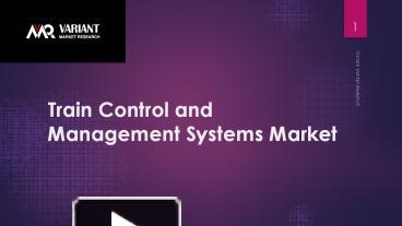 Global Train Control and Management Systems (TCMS) Market is estimated ...
