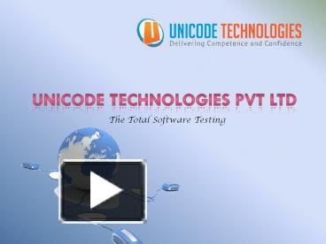 PPT – Software Testing Courses in ahmedabad- Unicode Technologies ...