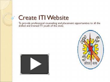Create ITI website (1) presentation | free to download