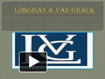 Longman & Van Grack presentation | free to download