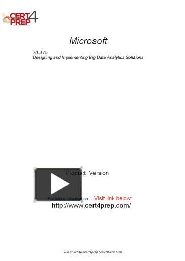 PPT – cert4prep PowerPoint presentation | free to download - id: 8741a5 ...