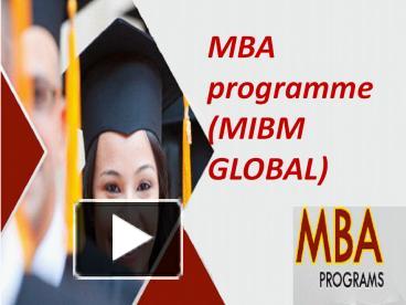 PPT – MBA programme PowerPoint presentation | free to download - id ...