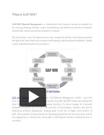 PPT – SAP MM Training in Delhi PowerPoint presentation | free to ...