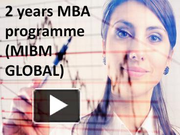 PPT – Need 2 years MBA programme? Dial MIBM GLOBAL PowerPoint ...
