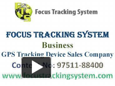 PPT – GPS Vehicle Tracking System Coimbatore GPS Tracking System ...