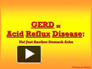 PPT – GERD or Acid Reflux Disease: PowerPoint presentation | free to ...