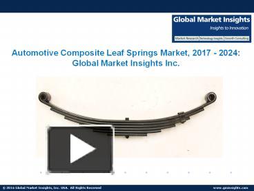 PPT – Automotive Composite Leaf Springs Market Analysis and Trends ...