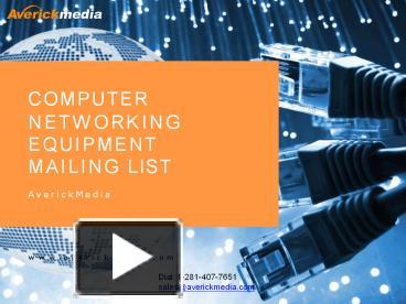 PPT – Computer Networking Equipment Mailing List PowerPoint ...