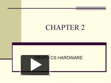PPT – GRAPHICS HARDWARE PowerPoint presentation | free to view - id ...