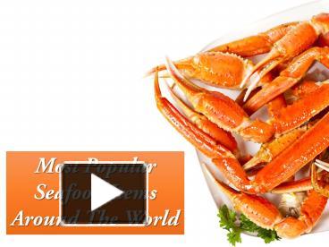 PPT – Most Popular Seafood Items Around The World PowerPoint ...