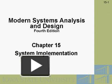 System Implementation presentation | free to view