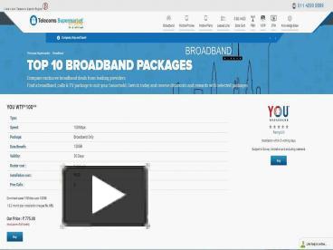 PPT – You Broadband PowerPoint presentation | free to download - id ...