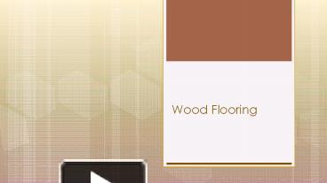 Wood Flooring presentation | free to download
