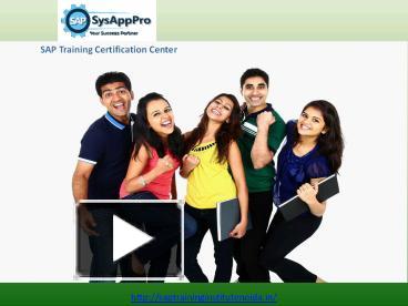 PPT – SAP Certification Training Center in Noida, India PowerPoint ...