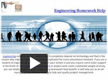 engineering homework help presentation | free to download