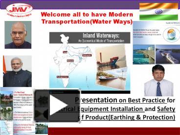 PPT – Water Way Transportation Project Presentation PowerPoint ...