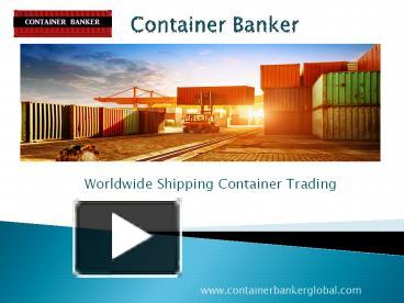 PPT – Container Tracking Online PowerPoint presentation | free to ...